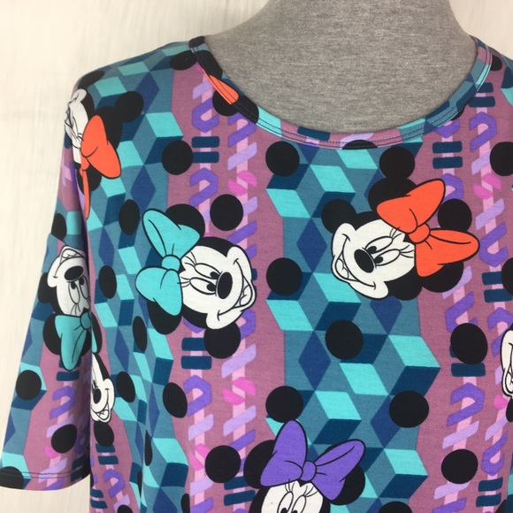 LuLaRoe | Tops | New Lularoe Disney Minnie Mouse Irma Tunic Top | Poshmark